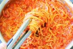Easy Camping Meals - One Pot Spaghetti - The Spicy Apron