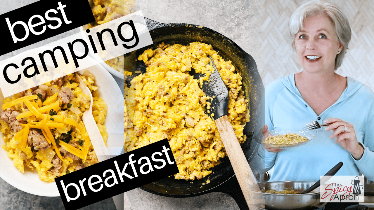 RV Meals | Camping Breakfast Scramble - The Spicy Apron