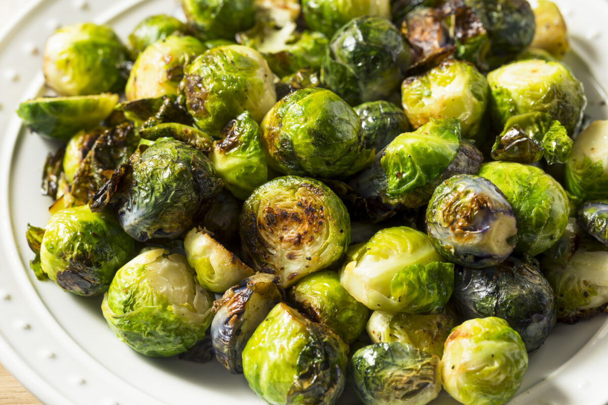 Air Fryer Frozen Brussels Sprouts - The Spicy Apron