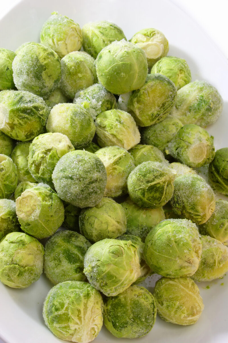 Air Fryer Frozen Brussels Sprouts - The Spicy Apron